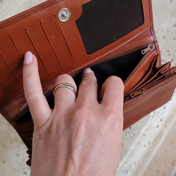 Tergan | Bags | Tergan Womens Continental Leather Wallet | Poshmark